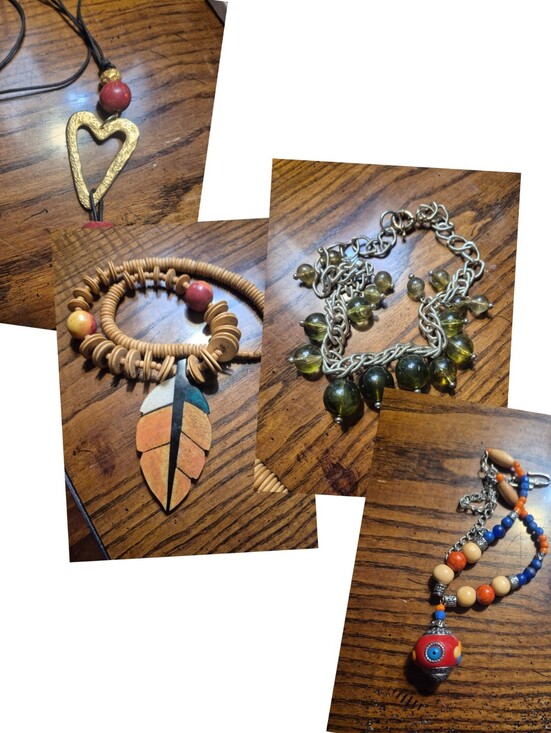 Source Unknown | Jewelry | Vintage Boho Necklace Bundle 4 Necklaces ...